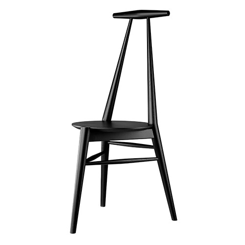Anker stol Stine Weigelt, j157, stol i svart | Storköksbutiken.se