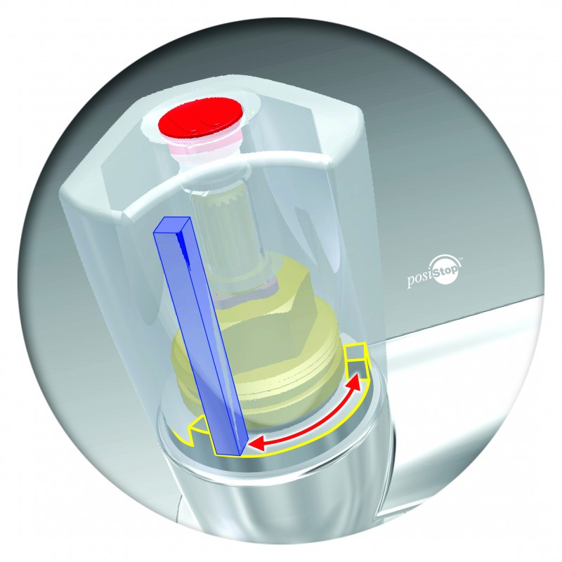 Spiskran kall och varm vatten, Mechline, 450 mm, väggmontage ...